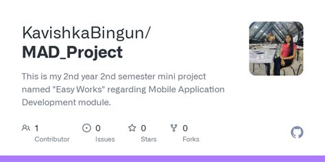 GitHub KavishkaBingun MAD Project This Is My Nd Year Nd Semester Mini Project Named Easy