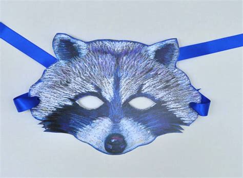 Raccoon Mask Etsy