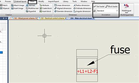 Solidworks Electrical 2020 Text Leader And Block Leader