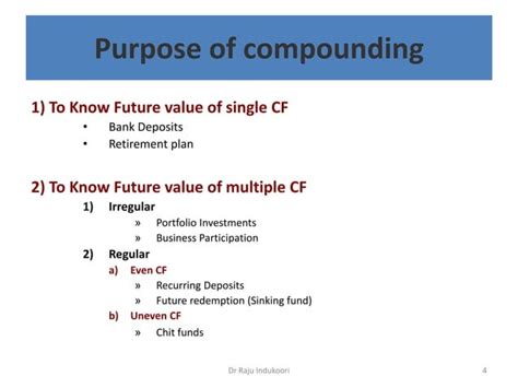 Compounding Future Value Of Money Pptx Stocks And Bonds Personal Investing