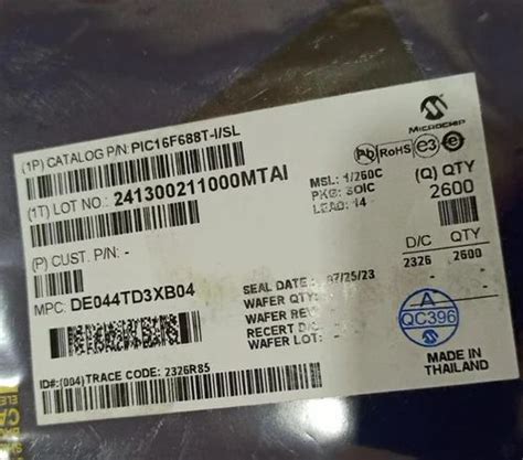 pic16f688 i sl at rs 80 piece programmable interface controller in