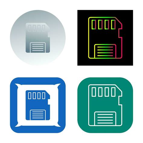 Memory Card Vector Icon 34676016 Vector Art At Vecteezy