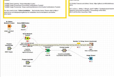 I Need Help Regarding Deep Learning Environment Setting Knime