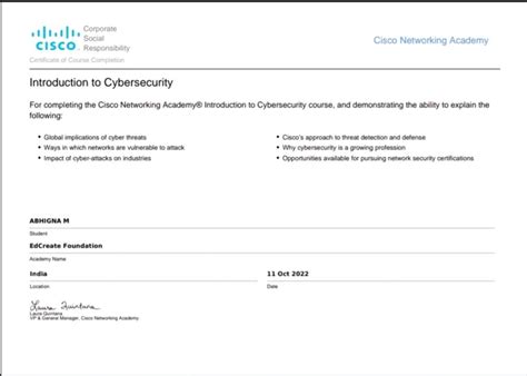 Abhigna M On Linkedin Cybersecurity