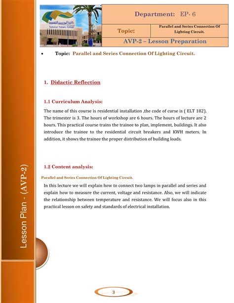 parallel and series connection of lighting circuit pdf educational