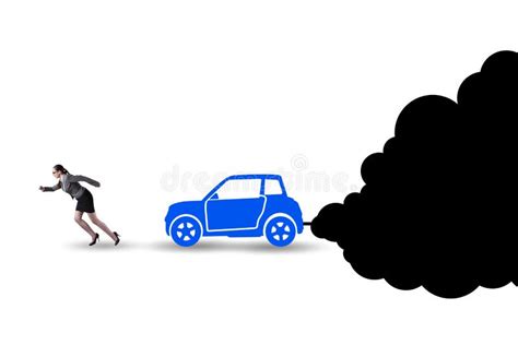 Car Pollution In Ecological Concept Stock Image Image Of Fume