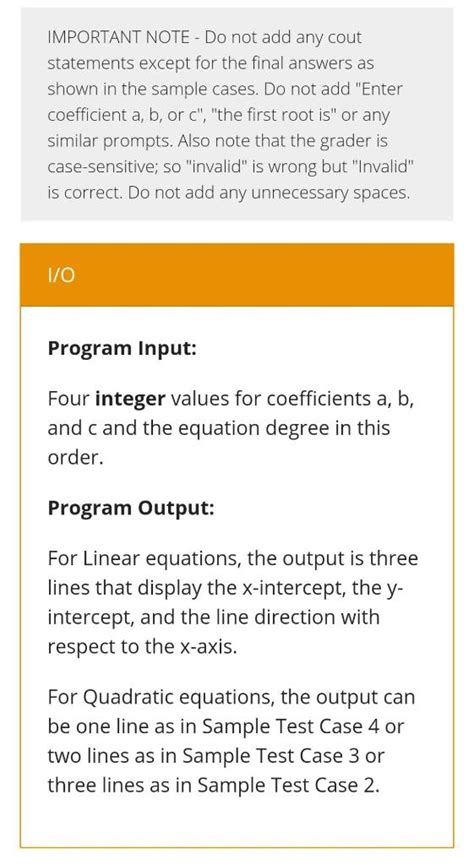 Solved Inginious Assignment 1 C Linear And Quadratic