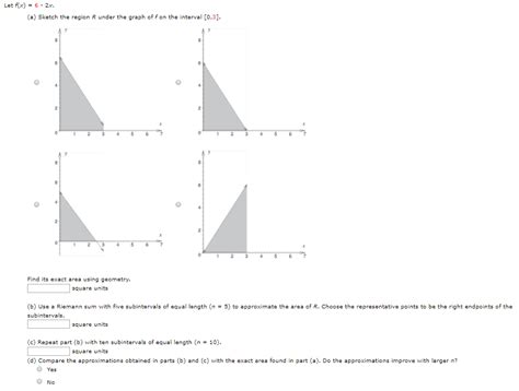 Solved Let Fix X A Sketch The Region R Under The Chegg Com