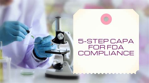 5 Step Capa For Fda Compliance