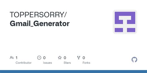 Github Toppersorrygmailgenerator