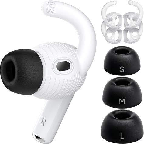 Memory Foam Ear Tips And Ear Hooks For Airpods Pro 3 2025