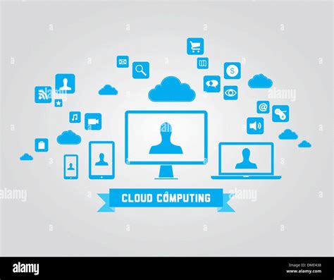 Cloud Computing Vector Elements Stock Vector Image And Art Alamy