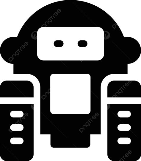 Robotic Illustration Icon Line Vector Illustration Icon Line Png And