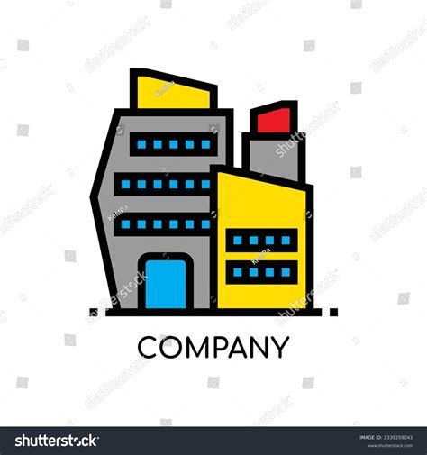 Office Building Outline Icon Pixel Perfect Stock Vector Royalty Free Shutterstock