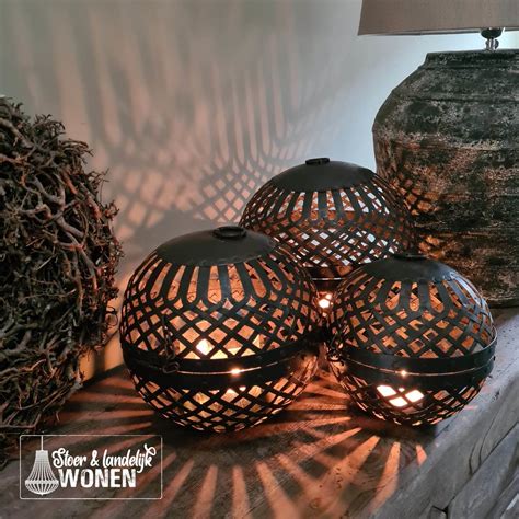 Ijzeren Decoratie Bol Met Scharnier Ijzer Decoratie Thuis Decoratie