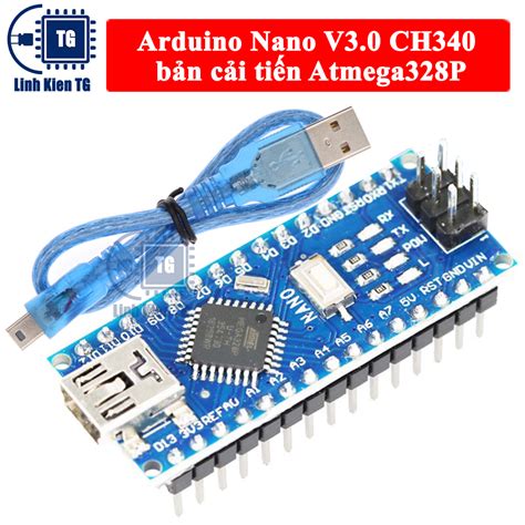 bảng mạch Điều khiển arduino nano v3 0 ch340 phiên bản cải tiến