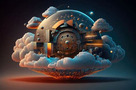 Cloud Computing Concept Illustration Stock Illustration Illustration