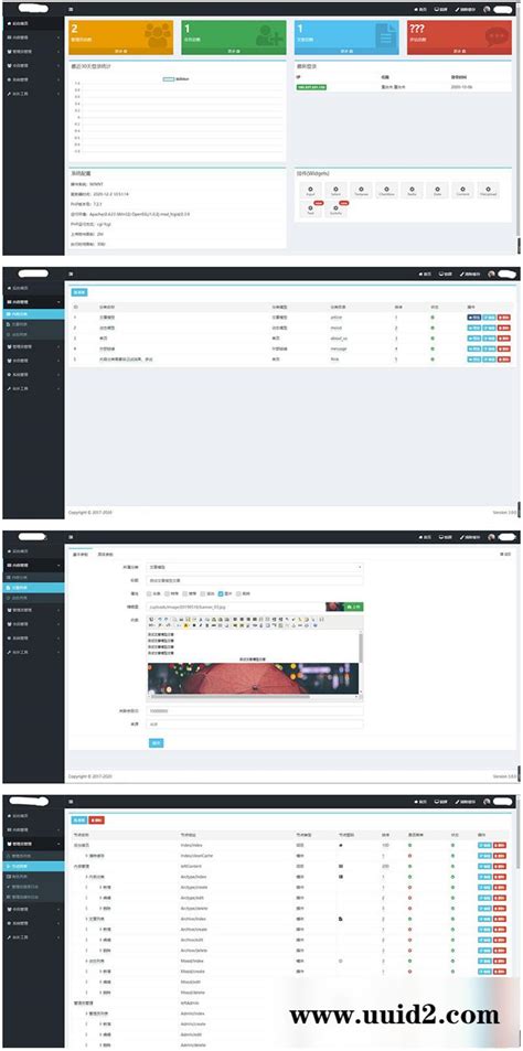 Thinkphp6 内核通用网站后台权限管理系统源码uuid2 It资源网