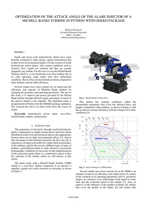Pdf Optimization Of The Attack Angle Of The Alabe Injector Of A