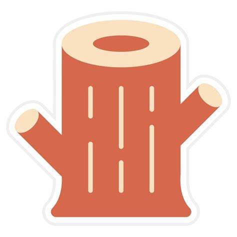 Premium Vector Tree Log Icon