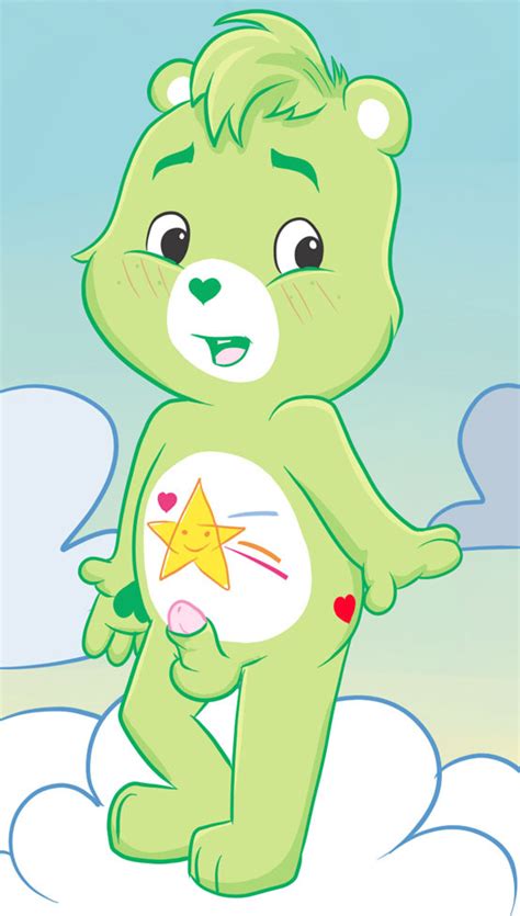 Rule 34 Anthro Bear Care Bears Clouds Erection Fur Furry Green Green Body Green Fur Hair Tuft