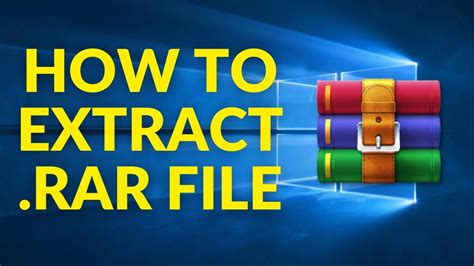 How to extract RAR files on pc | How to open RAR files on windows 10/ 11 - YouTube