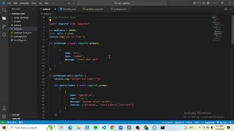 Npm Project Atm Machine Powered By Nodejs Ahsan Adil Posted On The Topic Linkedin