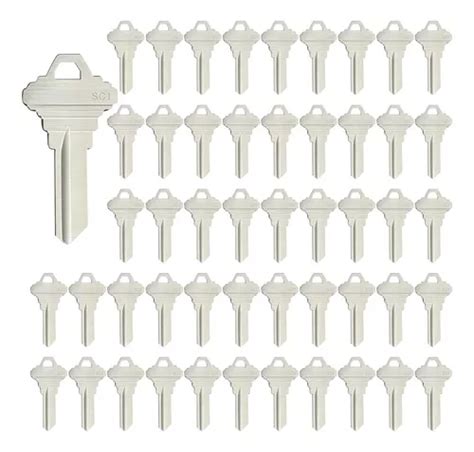 Blank Keys Sc1 Key Blanks Pacote De 100 Unidades Blank Key H