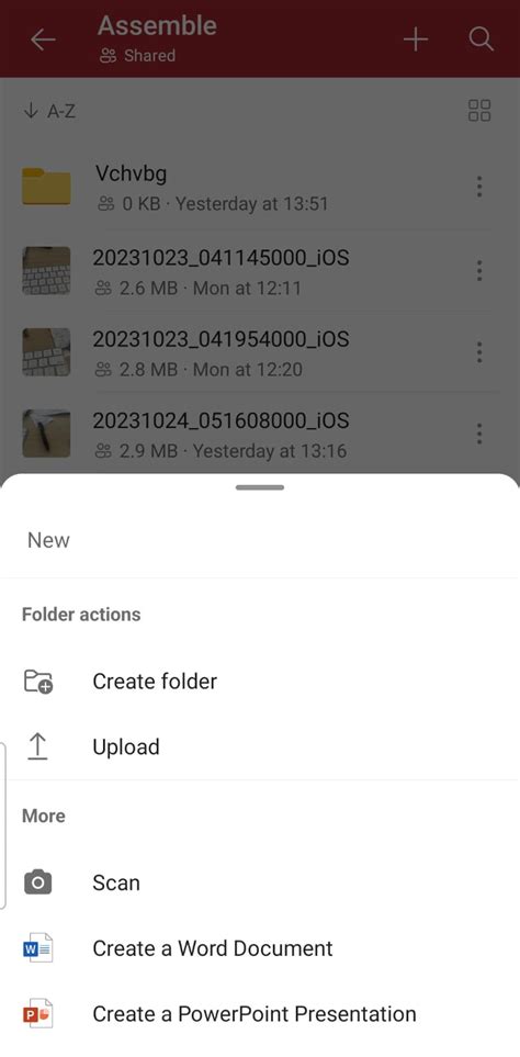 Android Vs Ios Onedrive App Microsoft Qanda