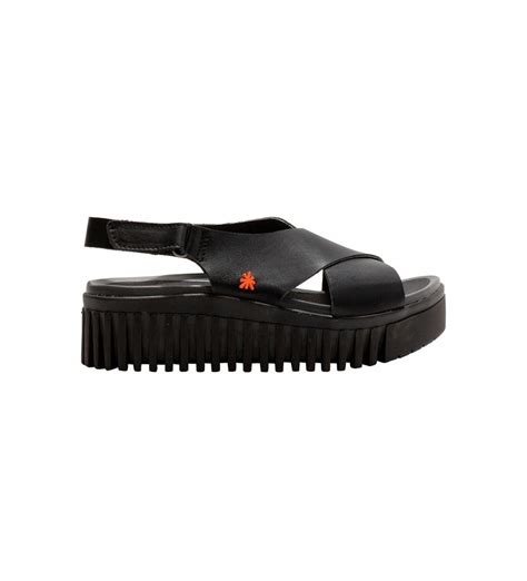 Art Leather Sandals 1574 Brighton Black Esdemarca Store Fashion