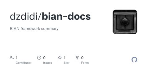 Github Dzdidibian Docs Bian Framework Summary