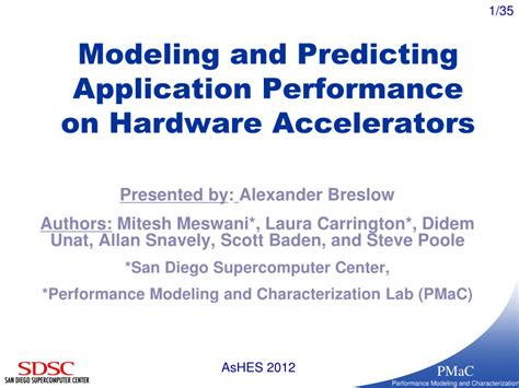 Pdf Modeling And Predicting Performance Of High Performance Computing Applications On Hardware