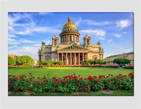 Картина от платно - Катедрала в Санкт Петербург с безплатна доставка ...