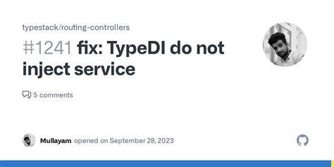 Fix TypeDI Do Not Inject Service Issue Typestack Routing Controllers GitHub