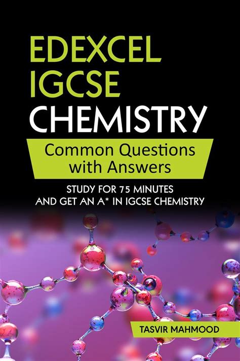 Edexcel IGCSE Chemistry Common Questions With Answers Book Revision