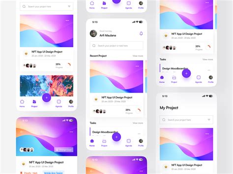 Ngatur Project Management Mobile App Ui Kit 📱 By Arfi Maulana For