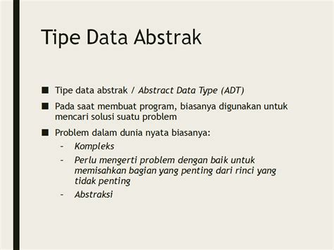 ADT Abstract Data Type