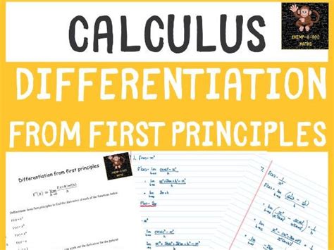 Differentiation From First Principles Teaching Resources