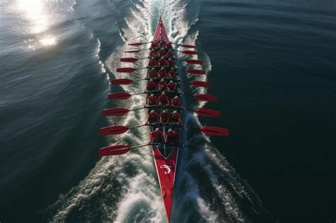 premium photo seamless teamwork in an aerial view of synchronized