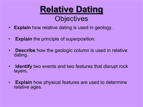 Relative Dating Geology Principles Rock Layers