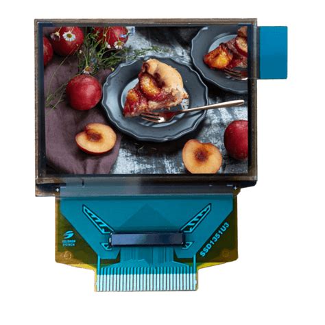 127 Oled 디스플레이 128x96 컬러 병렬spi 인터페이스 상점 오리엔트 디스플레이