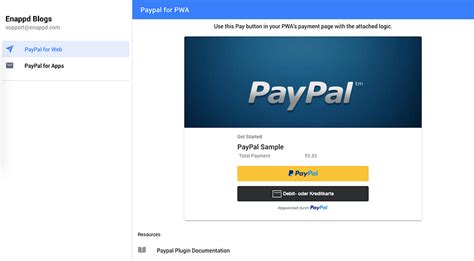 paypal integration in ionic 5 apps and pwa