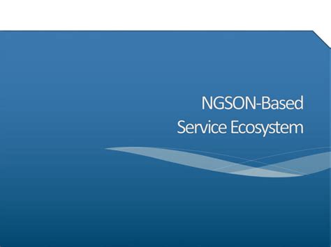 Ngson — Next Generation Service Overlay Network Ppt