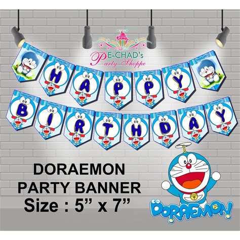 Doraemon Party Banner Shopee Philippines