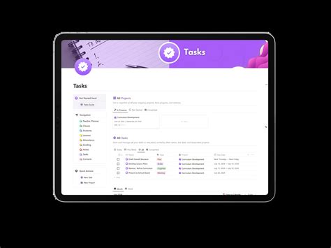 Notion For Teachers Templates Notion Notion Task Manager