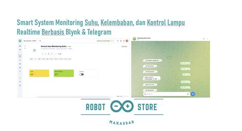 Smart System Monitoring Suhu Kelembaban Dan Kontrol LampuRealtime Berbasis Blynk Telegram