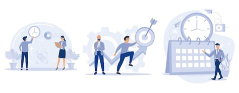 Premium Vector It Project Delivery Agile Project Management Planning And Deadline