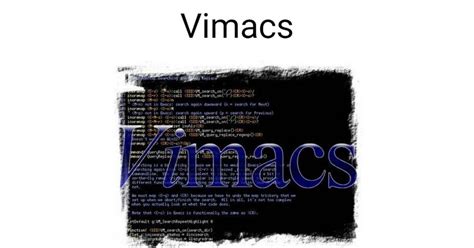 vimacs vim emulating emacs r programming