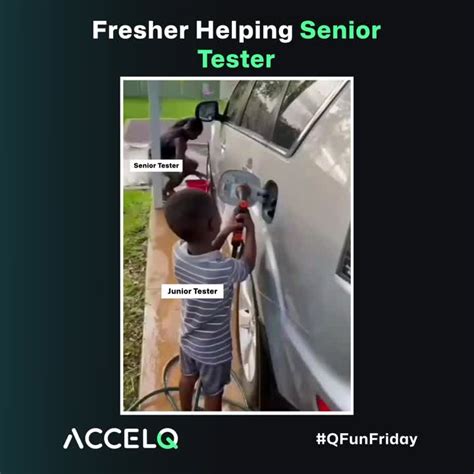 Accelq On Linkedin Qfunfriday Testing Softwaretesting