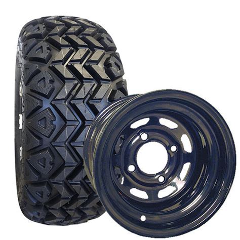 10 Inch Golf Cart Wheels And Tires Combo Golf Cart Garage